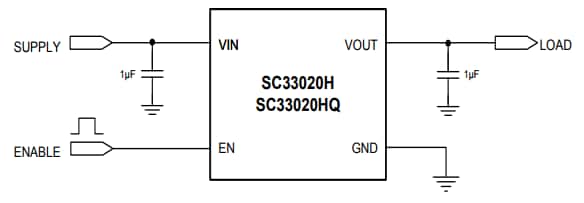 SC33020 2A Load Switch - Semtech | Mouser